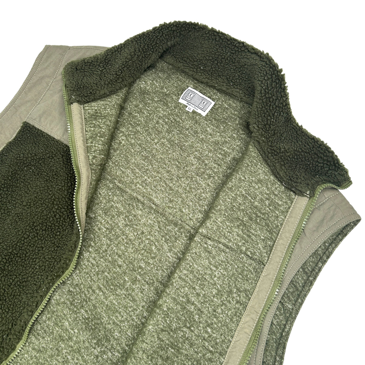 CAV EMPT BOA FLEECE VEST - GREEN – Top Floor Gallery